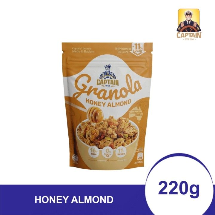 Captain granola assorted oat clusters crunchy breakfast granola oats ...