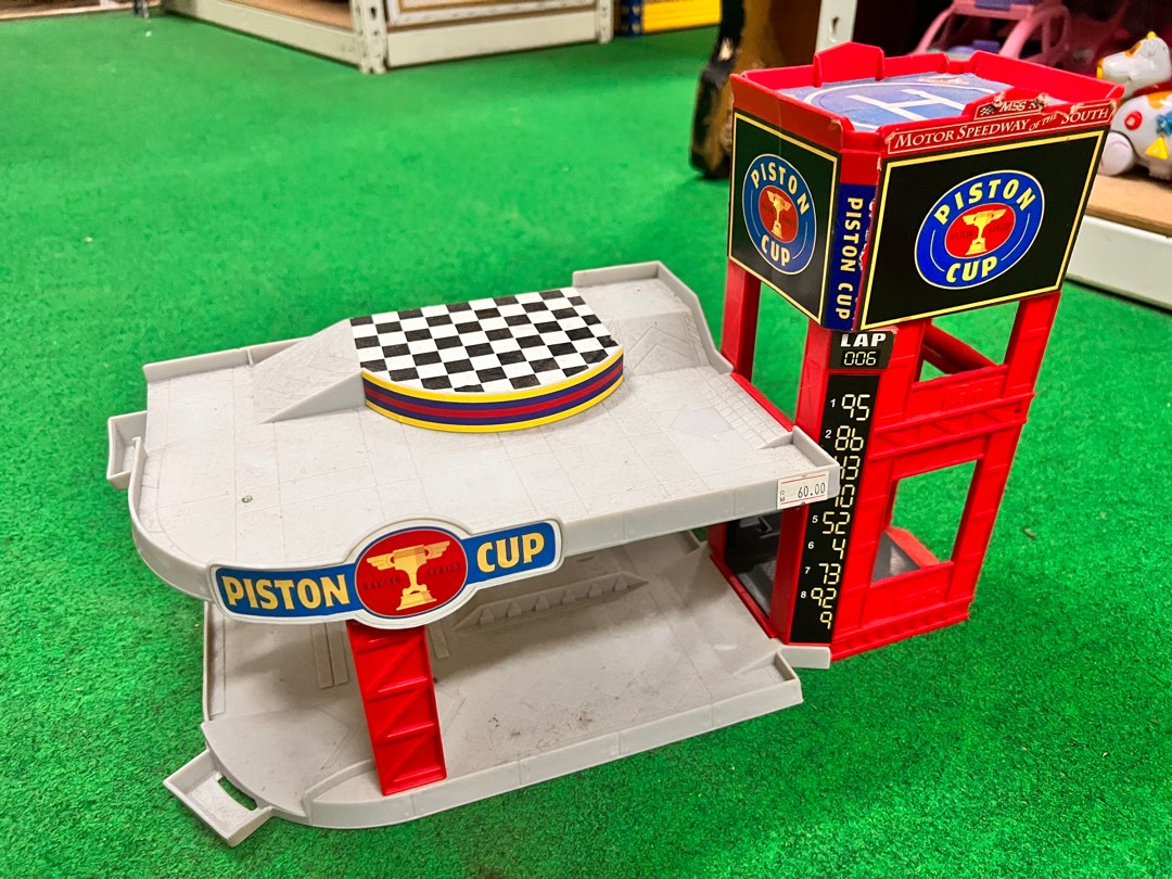 Cars Piston Cup Racing Garage, Hobbies & Toys, Toys & Games on Carousell