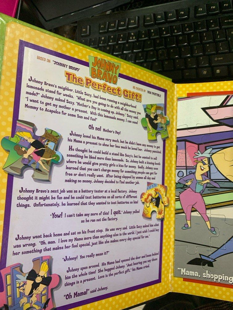 Cartoon Network Puzzle Story Book, Hobbies & Toys, Books & Magazines ...