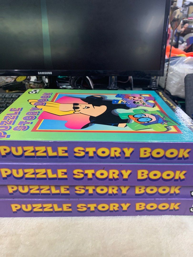 Cartoon Network Puzzle Story Book, Hobbies & Toys, Books & Magazines ...