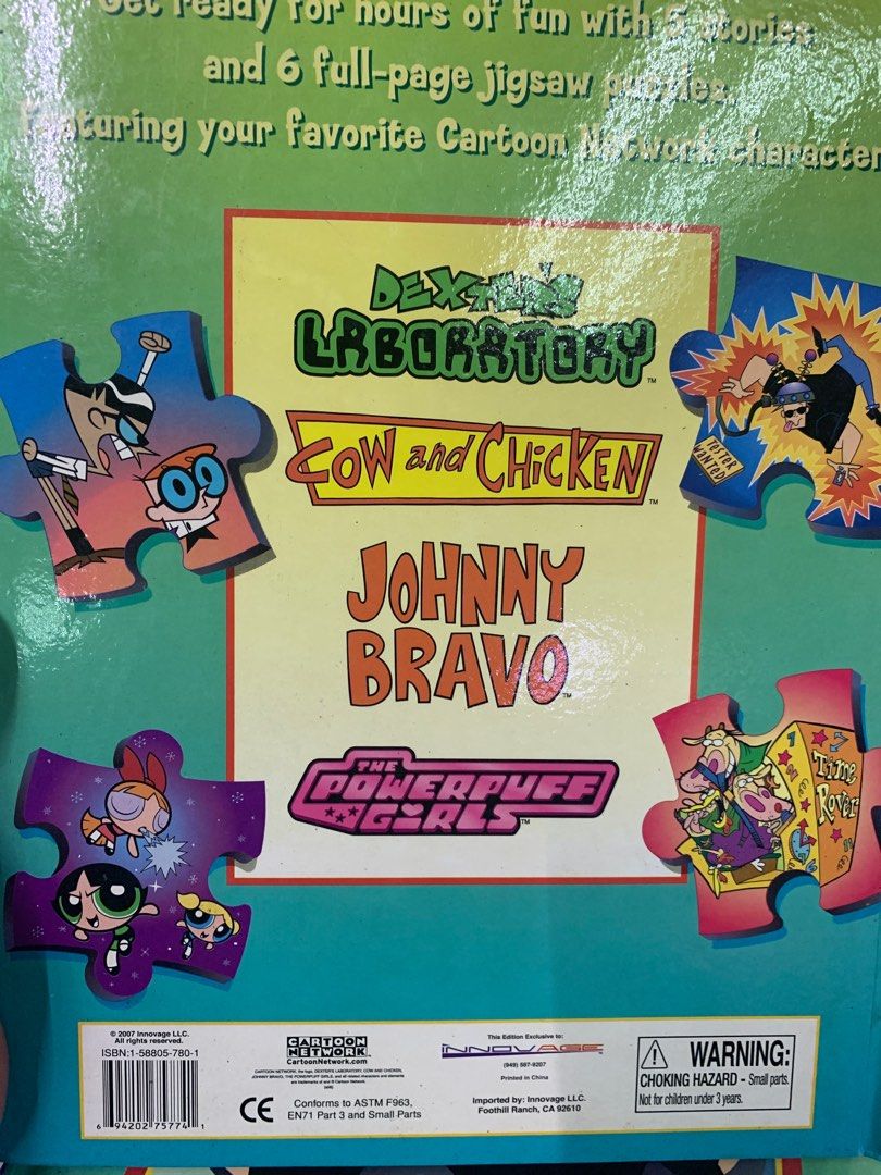 Cartoon Network Puzzle Story Book, Hobbies & Toys, Books & Magazines ...