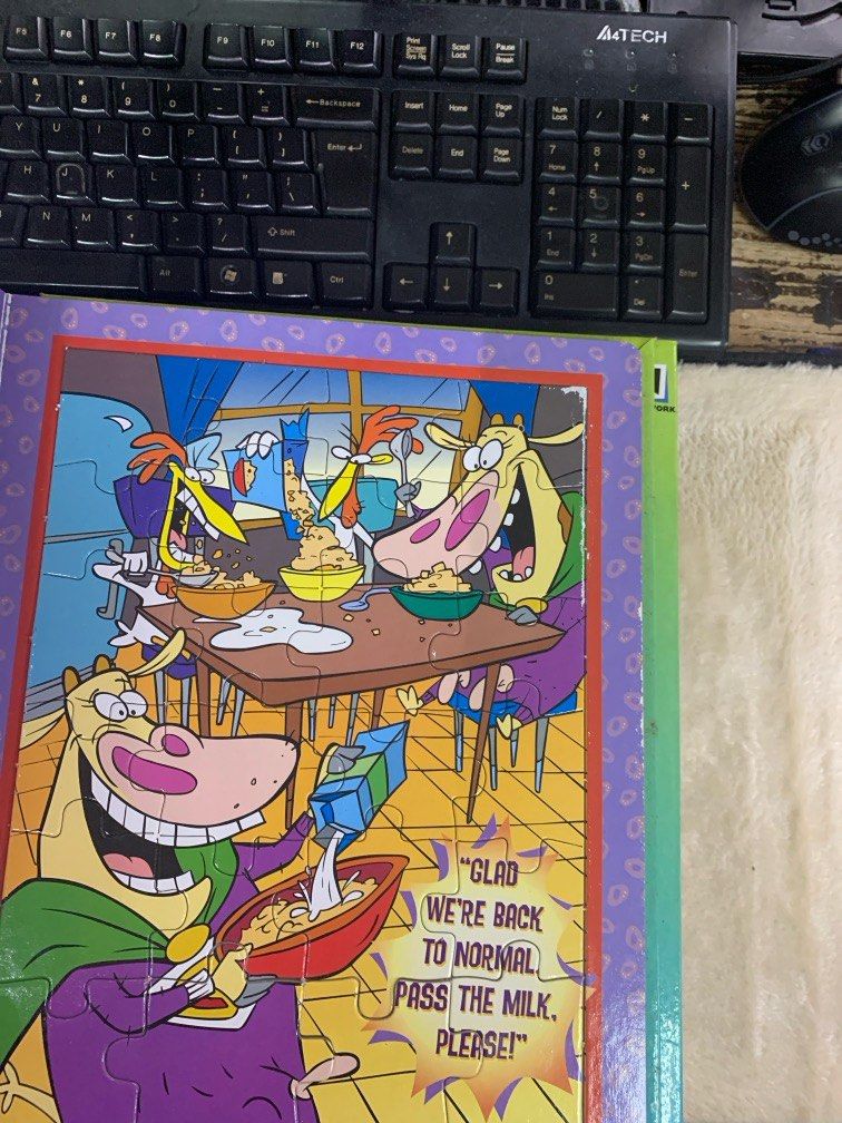 Cartoon Network Puzzle Story Book, Hobbies & Toys, Books & Magazines ...