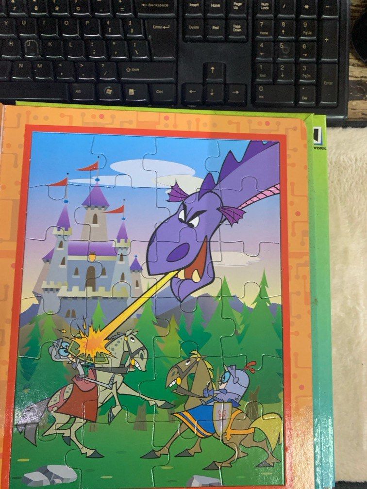 Cartoon Network Puzzle Story Book, Hobbies & Toys, Books & Magazines ...