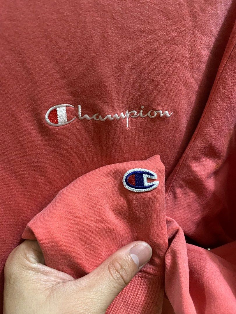 Champion basic logo, Men's Fashion, Coats, Jackets and Outerwear on Carousell