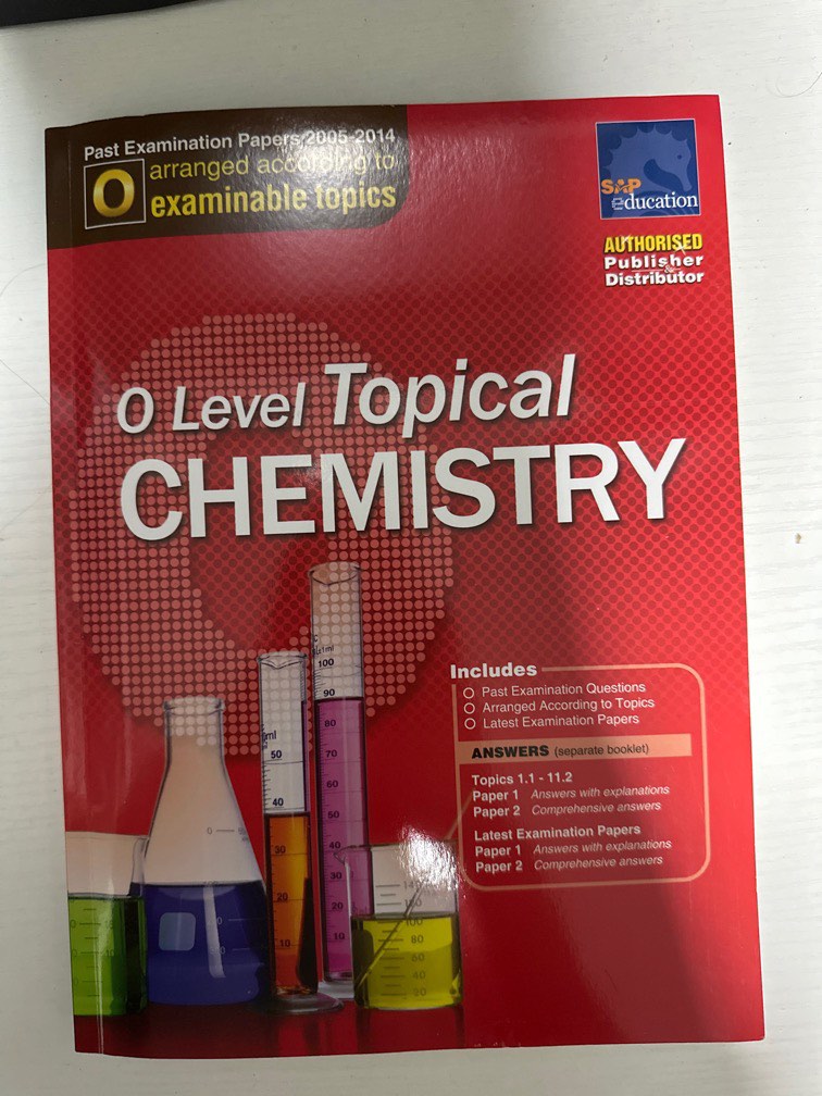 chemistry o level exam papers from 2005-2014, Everything Else on Carousell