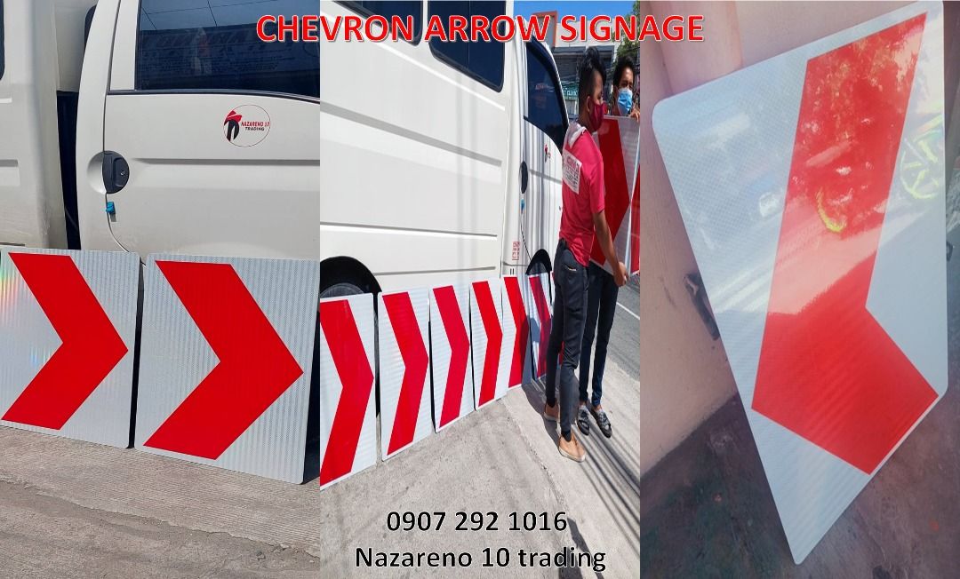 Chevron arrow signage suppler 20, Commercial & Industrial, Construction ...