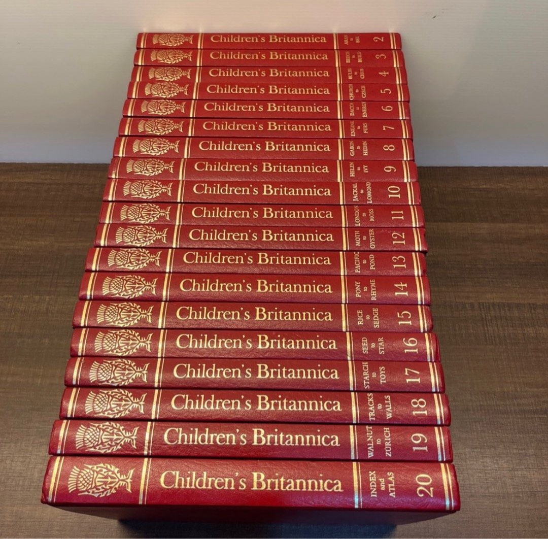 Children’s Britannica Encyclopaedia Vol.2- Vol.20 (Preloved Book ...