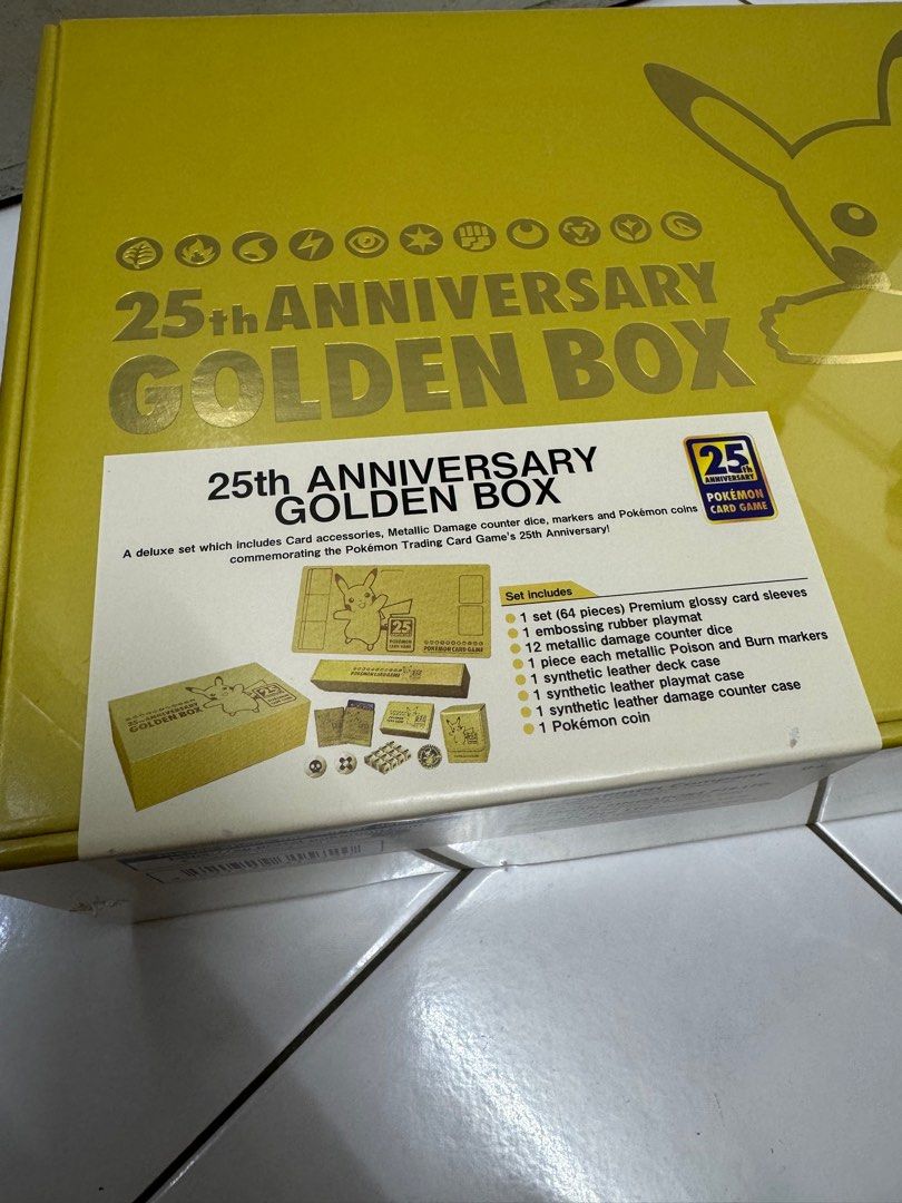 Pokemon 25th Anniversary Golden Box , Hobbies & Toys, Toys & Games on ...