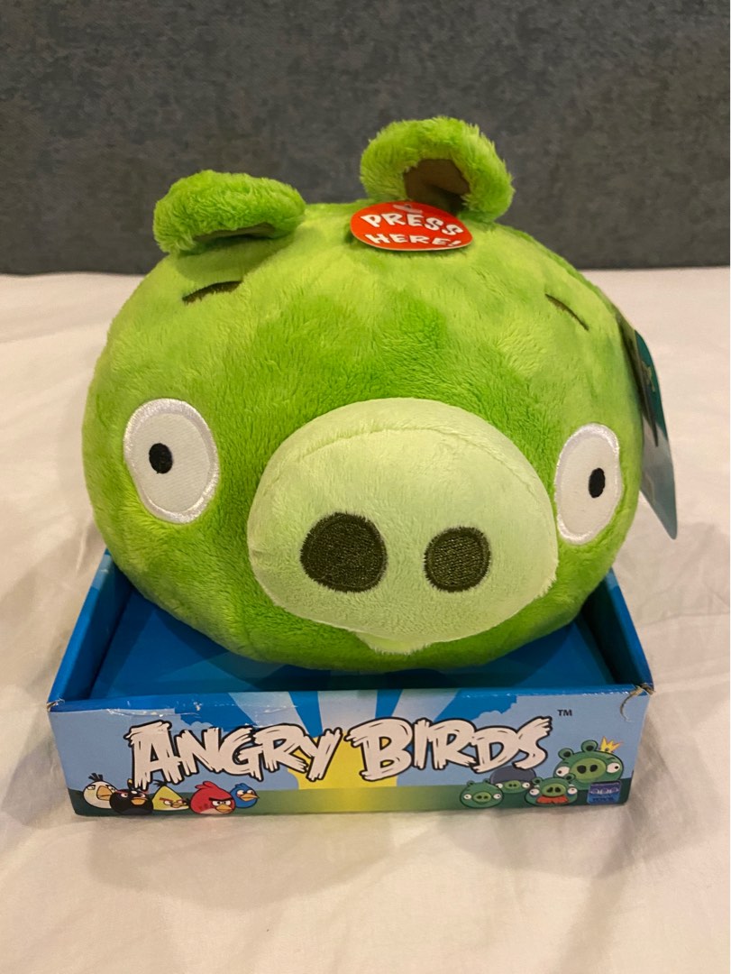 Commonwealth ‘10 Angry Birds pig plush, Hobbies & Toys, Toys & Games on ...