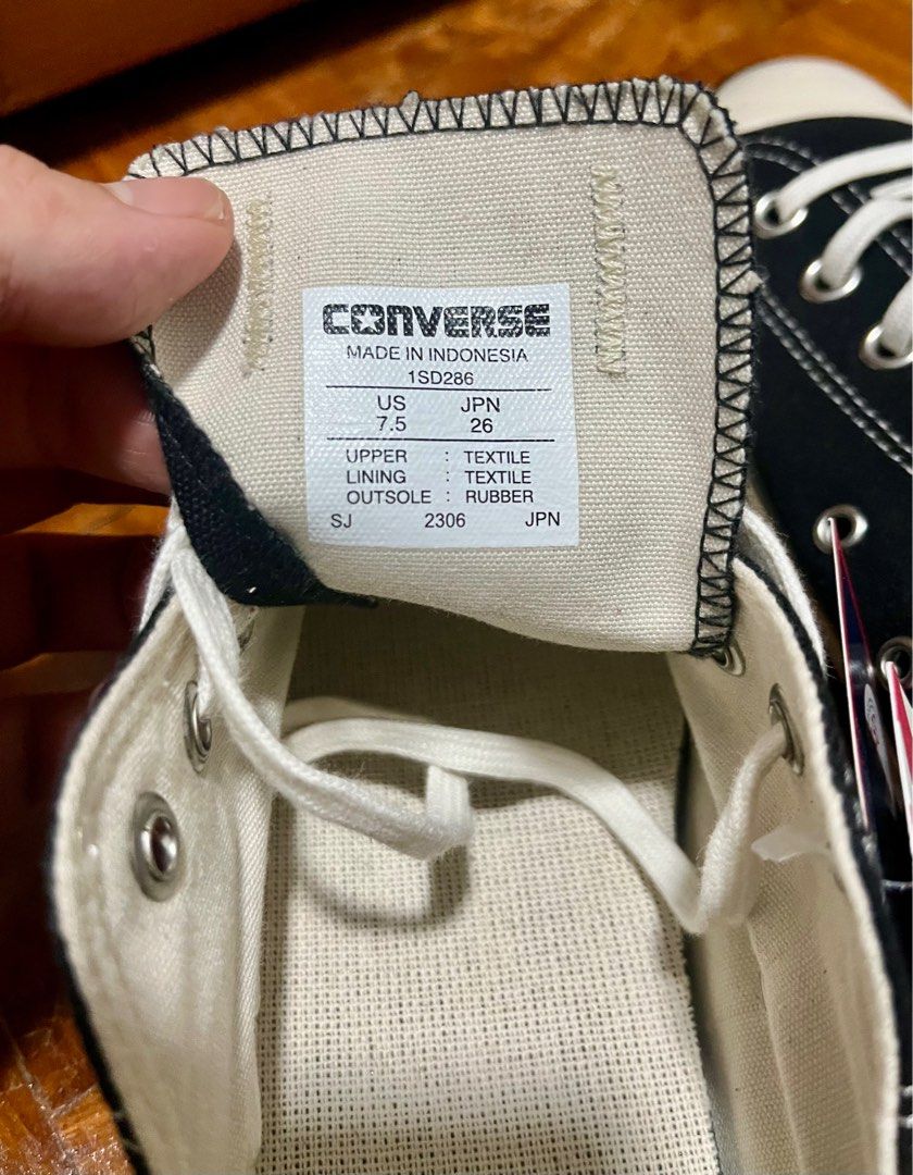 Converse 70s Japan edition black, Men's Fashion, Footwear, Sneakers on ...