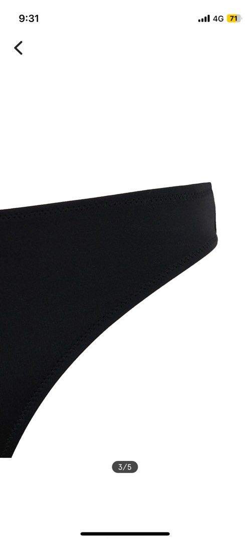 Defactor Black Bikini Bottom Regular Fit, Women's Fashion, Swimwear, Bikinis & Swimsuits on ...