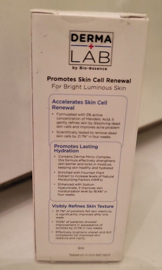 Derma Lab Lumiclar Mandelic Renewal Serum, Beauty & Personal Care, Face ...