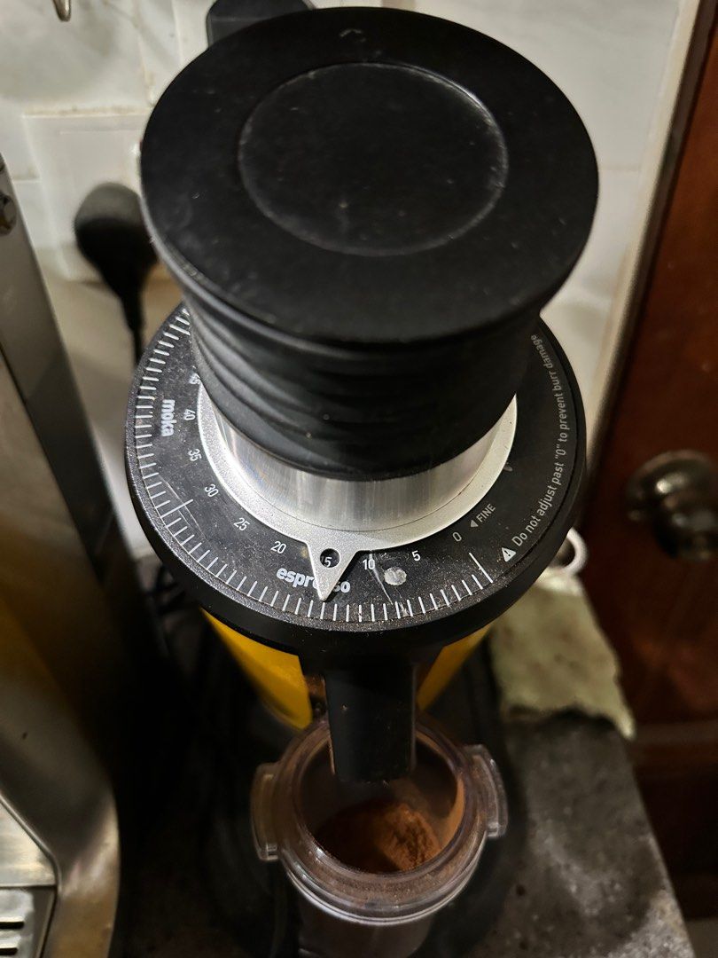 DF64 Coffee Grinder 64mm Flat Burr Zero Retention, TV & Home Appliances ...