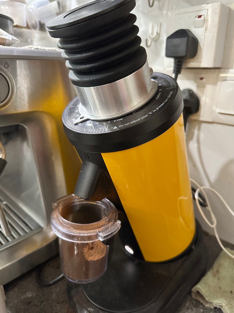 DF64 Coffee Grinder 64mm Flat Burr Zero Retention, TV & Home Appliances ...
