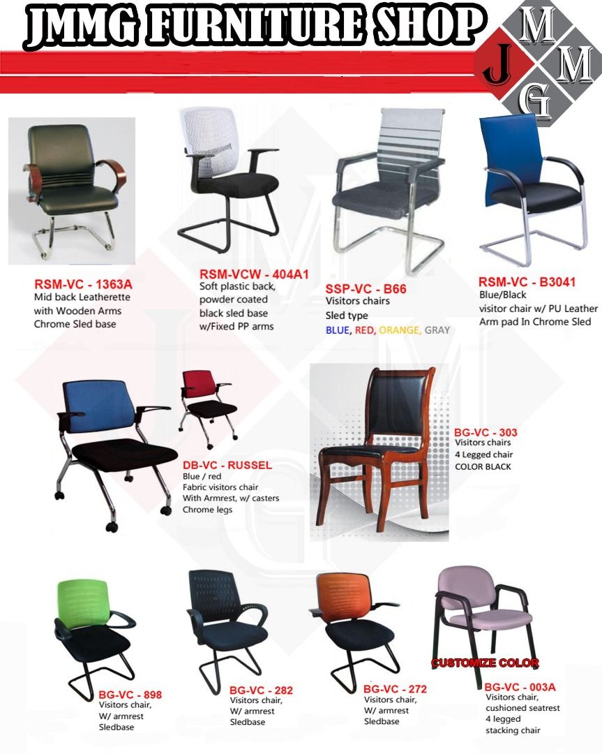 DIFFERENT KIND OF CHAIRS/JMMG FURNITURE SHOP/OFFICE FURNITURE AND ...
