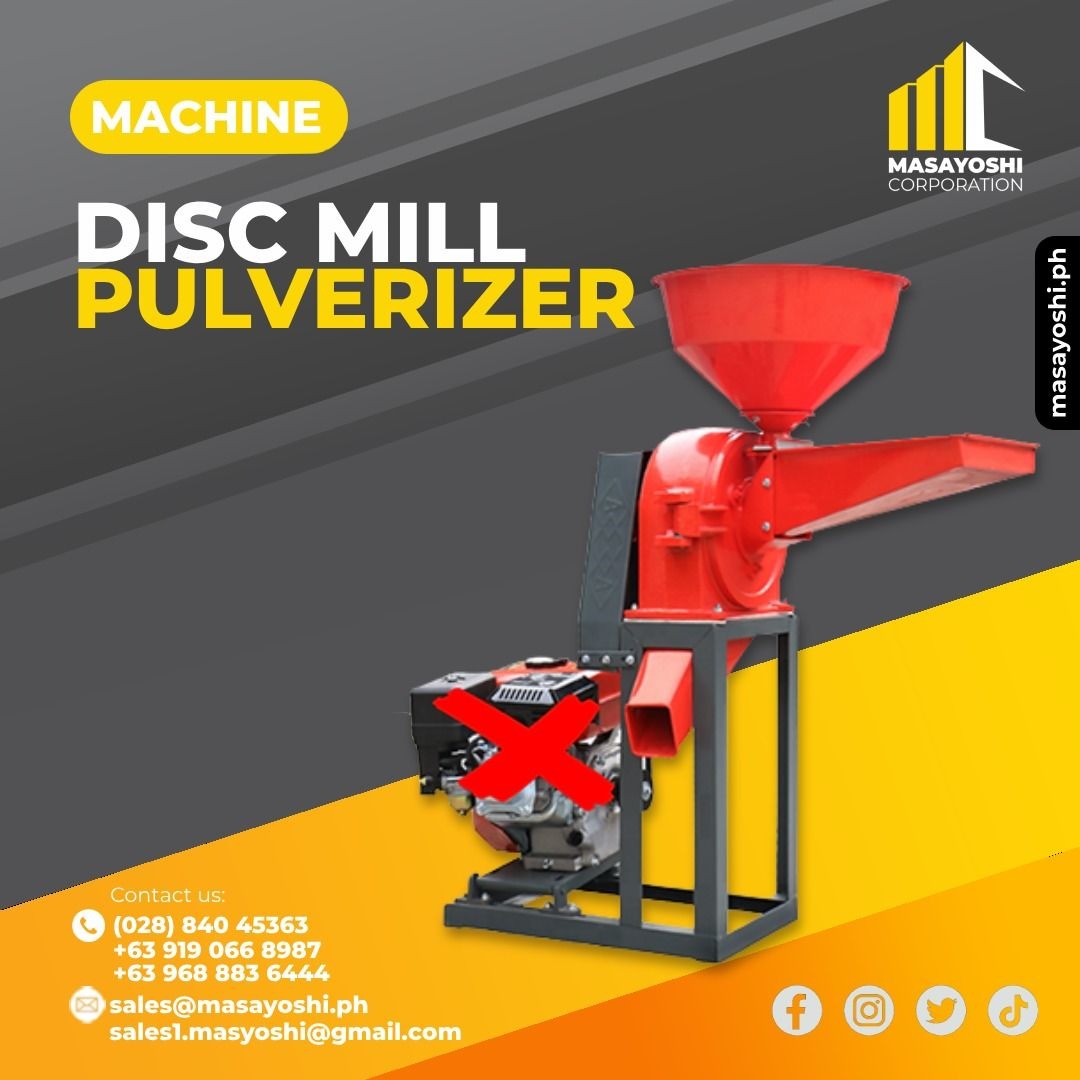 Disc Mill Pulverizer (w/o engine) 9FC21 | Pulverizer | Agricultural ...