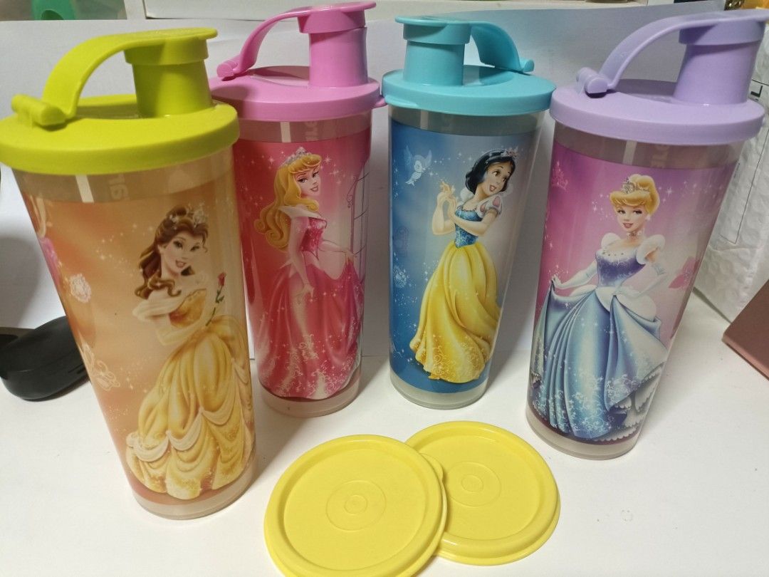 Disney Princess Water Bottles Tupperware, Furniture & Home Living ...