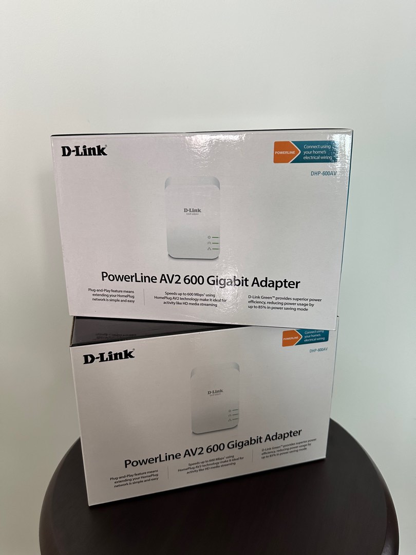 D-Link PowerLine AV2 600 Gigabit Adapter, Computers & Tech, Parts ...