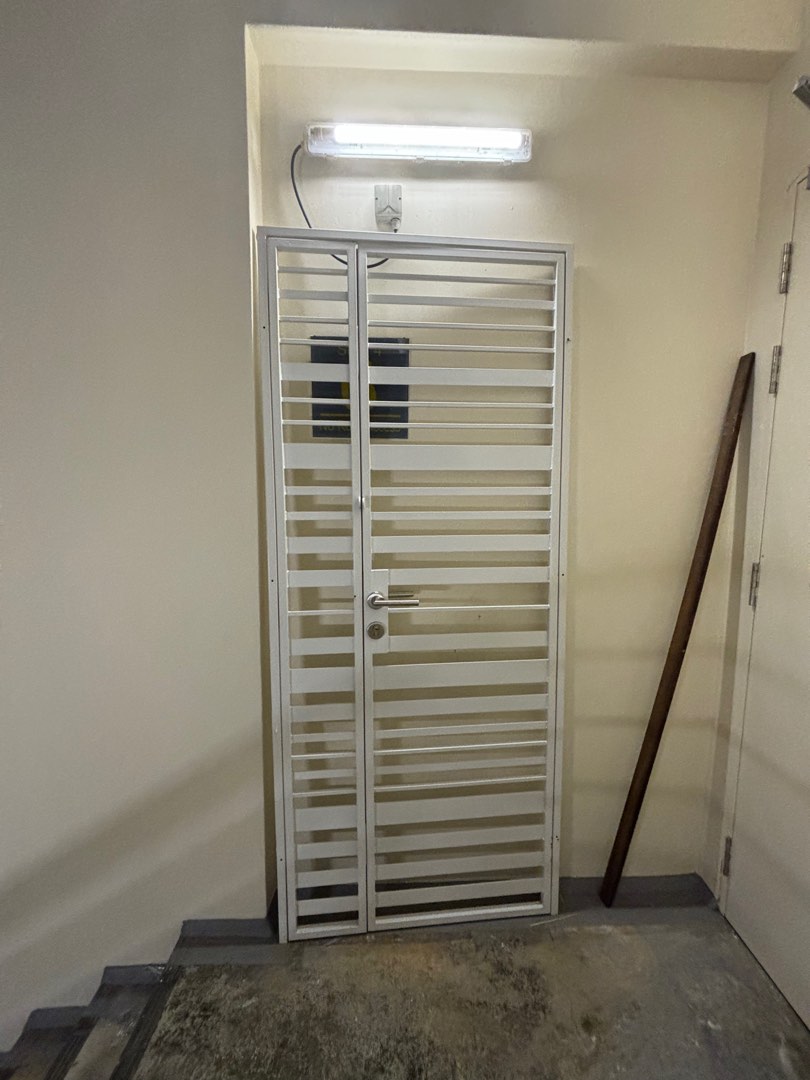 Door metal grill, Furniture & Home Living, Security & Locks, Locks ...