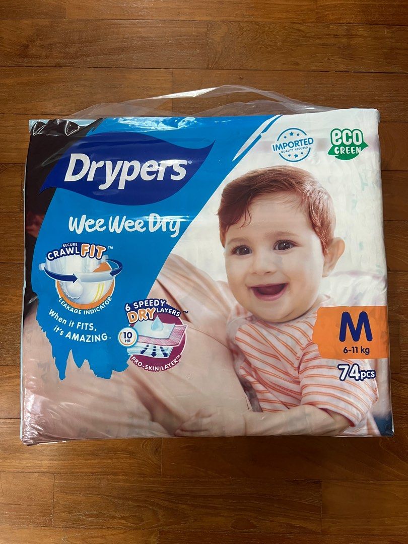 Drypers Wee Wee Dry, Babies & Kids, Bathing & Changing, Diapers & Baby ...