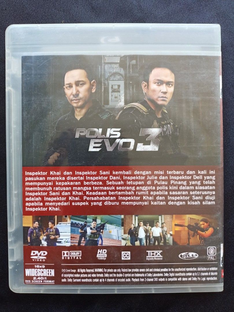 DVD Polis Evo 3, Hobbies & Toys, Music & Media, CDs & DVDs on Carousell