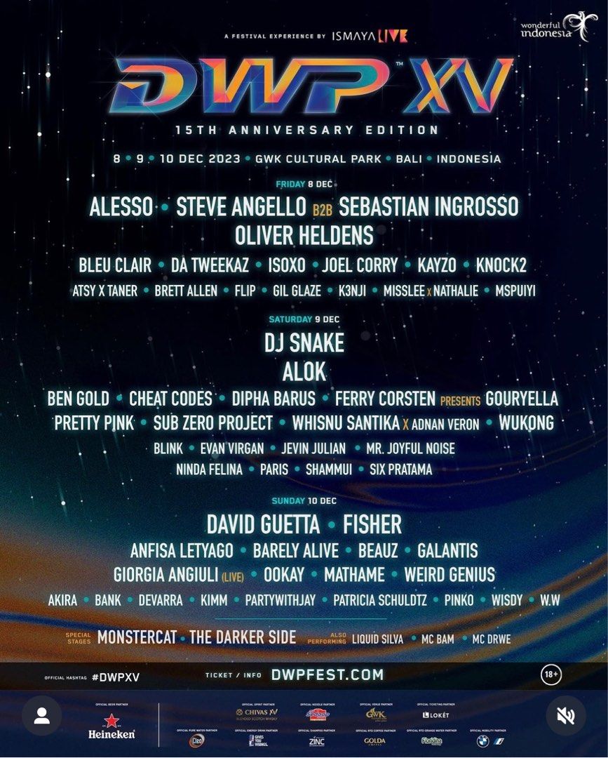 DWP 2023 DWPX 3-days ticket *1, Tickets & Vouchers, Event Tickets on ...