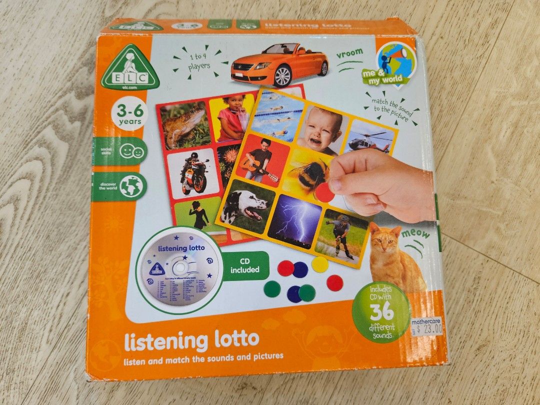 ELC Listening Lotto, Hobbies & Toys, Toys & Games on Carousell