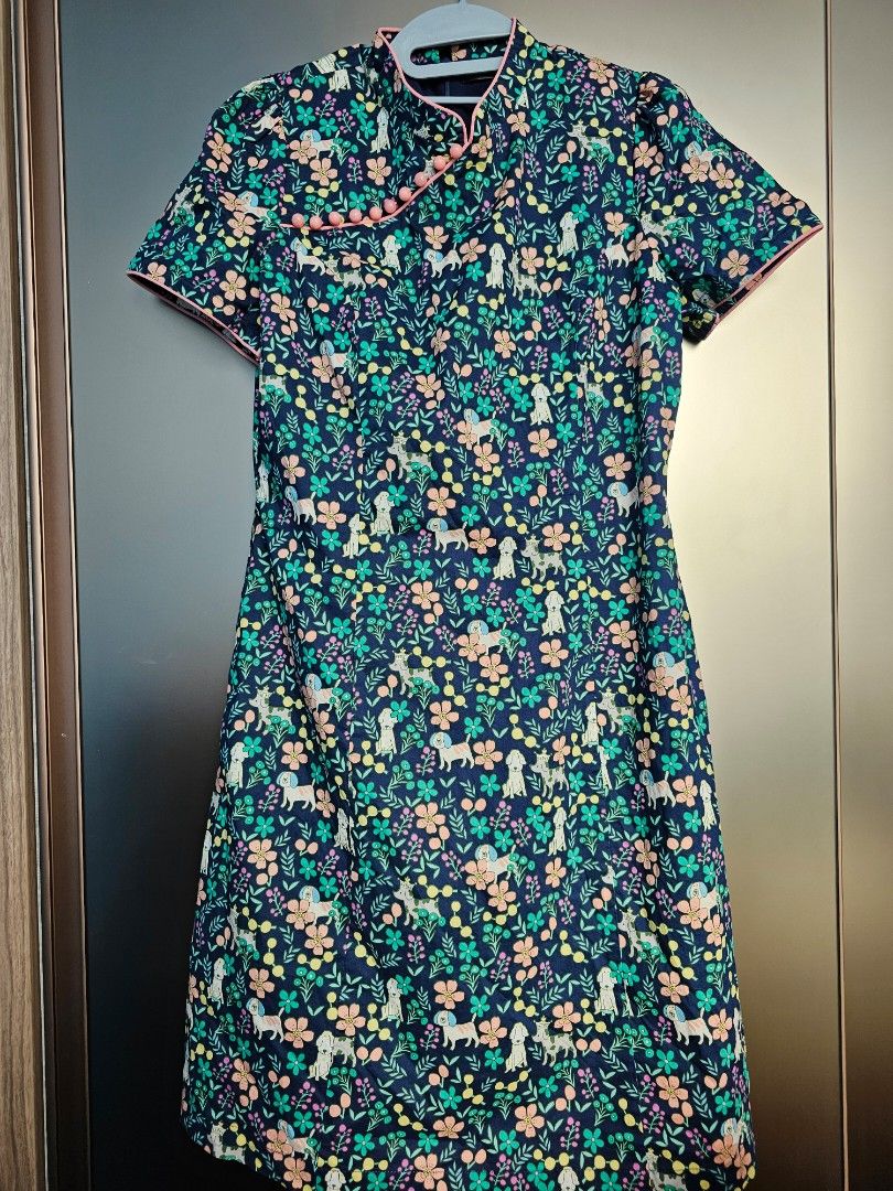Enchanted Forest Cheongsan, Women's Fashion, Dresses & Sets, Dresses on ...