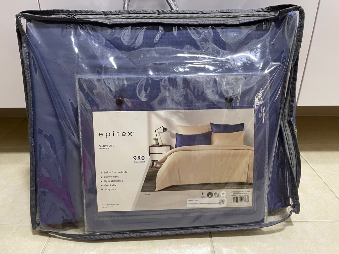 Epitex bedsheet and comforter set, Furniture & Home Living, Bedding ...
