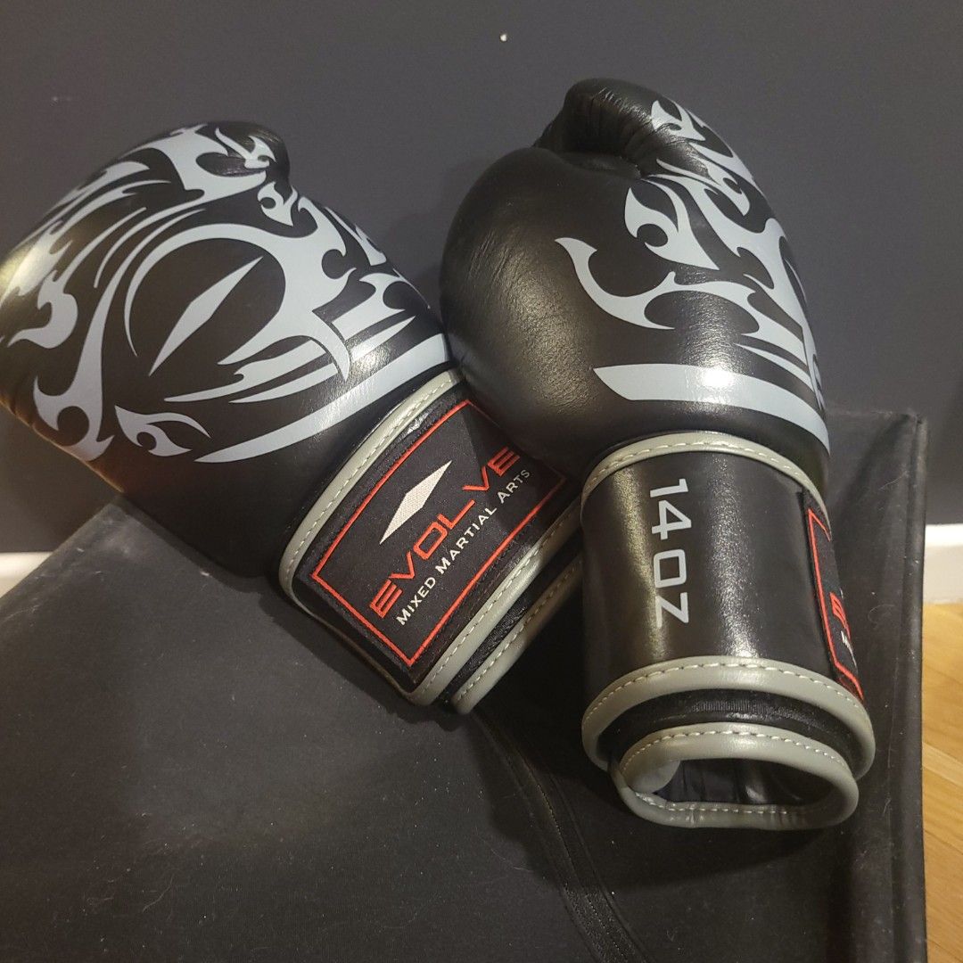 Evolve boxing gloves, Sports Equipment, Exercise & Fitness, Weights & Dumbbells on Carousell