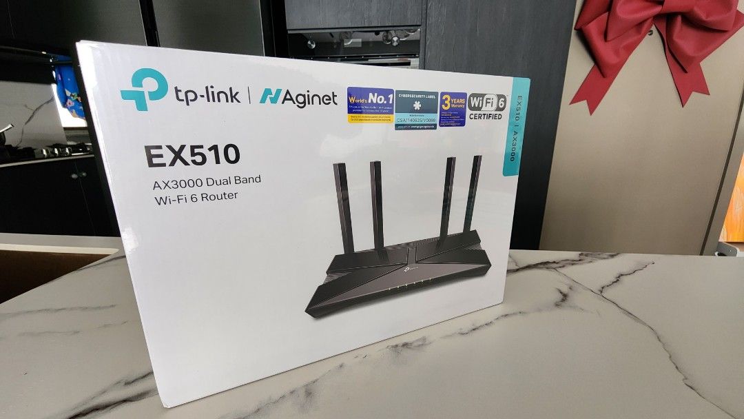 EX510 AX3000 Dual-Band Gigabit Wi-Fi 6 Router, Computers & Tech, Parts ...