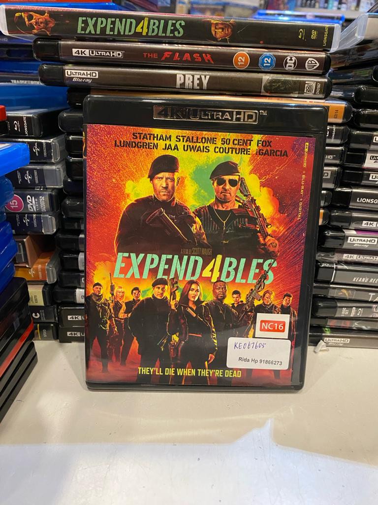 Expendables 4, Hobbies & Toys, Music & Media, CDs & DVDs on Carousell