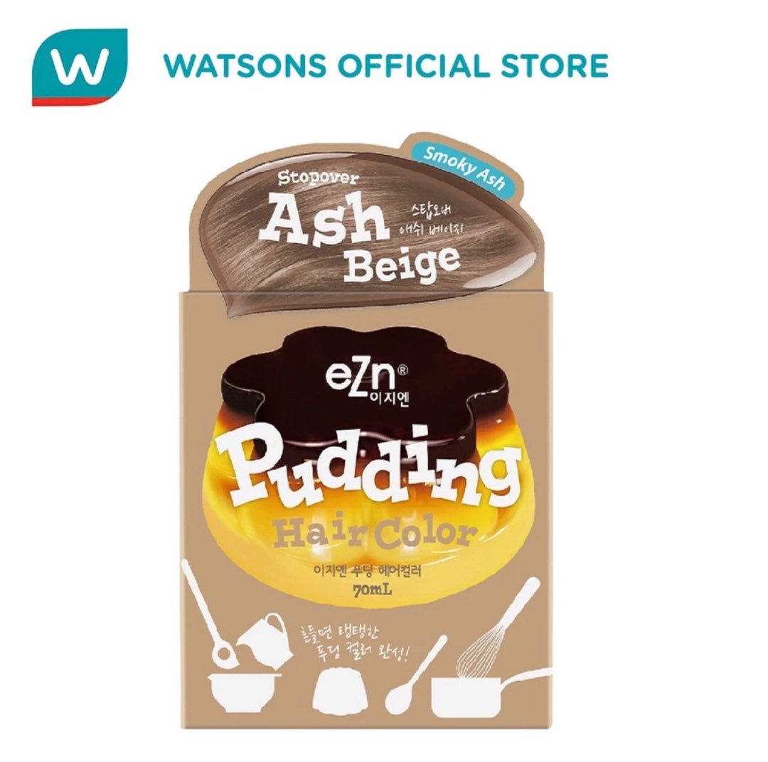 EZN Pudding Hair Color Stopover Ash Beige, Beauty & Personal Care, Hair ...