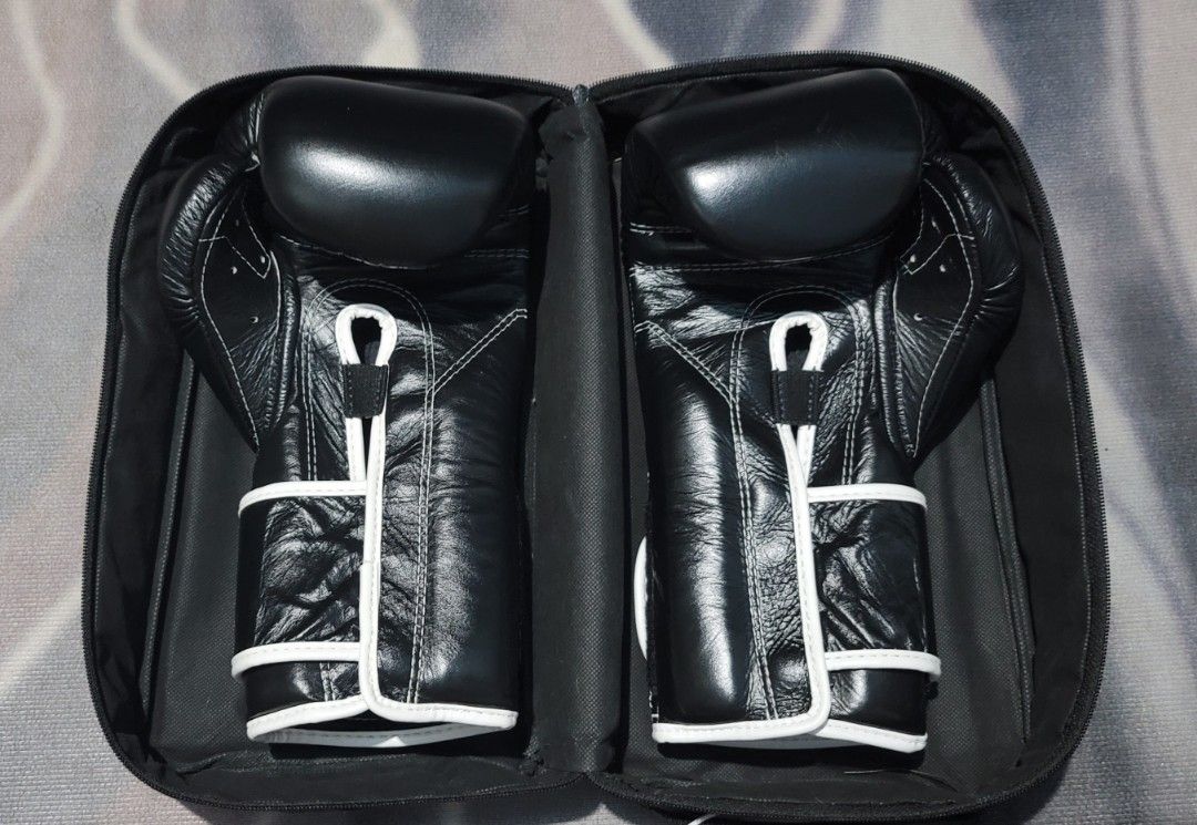 Fairtex BGV9 Black \\White Piping Heavy Hitter's Mexican Style Boxing ...
