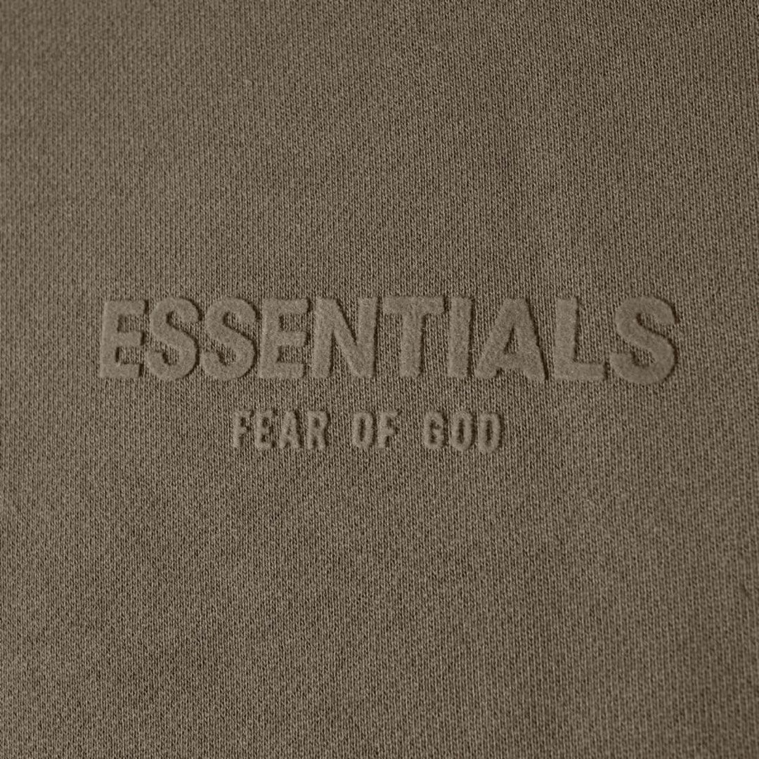 Fear Of God Essentials Relaxed Logo Popover Hoodie, Men's Fashion, Tops & Sets, Hoodies on Carousell