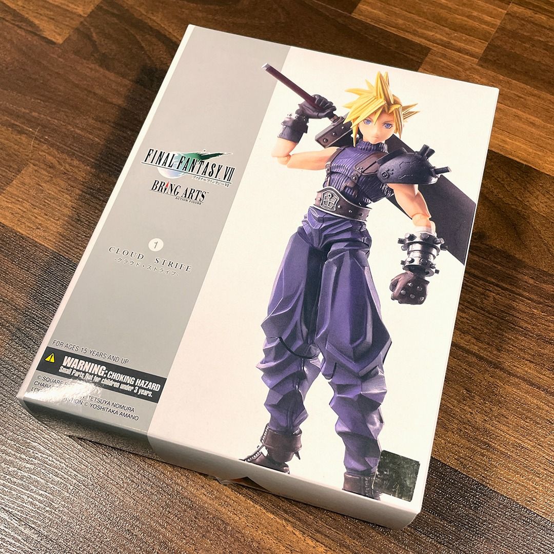 Final Fantasy VII Bring Arts: Cloud Strife Action Figure FFVII FF7 ...