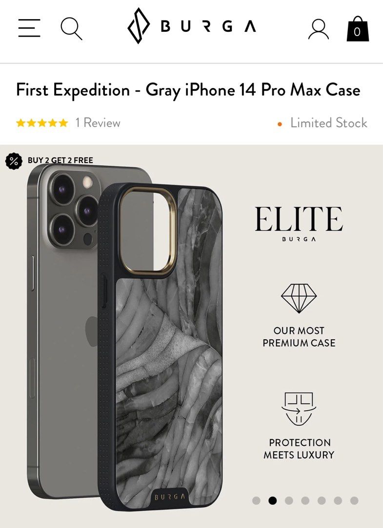 First expedition Burga elite MagSafe iPhone 14 Pro Max handphone case casetify , Mobile Phones ...