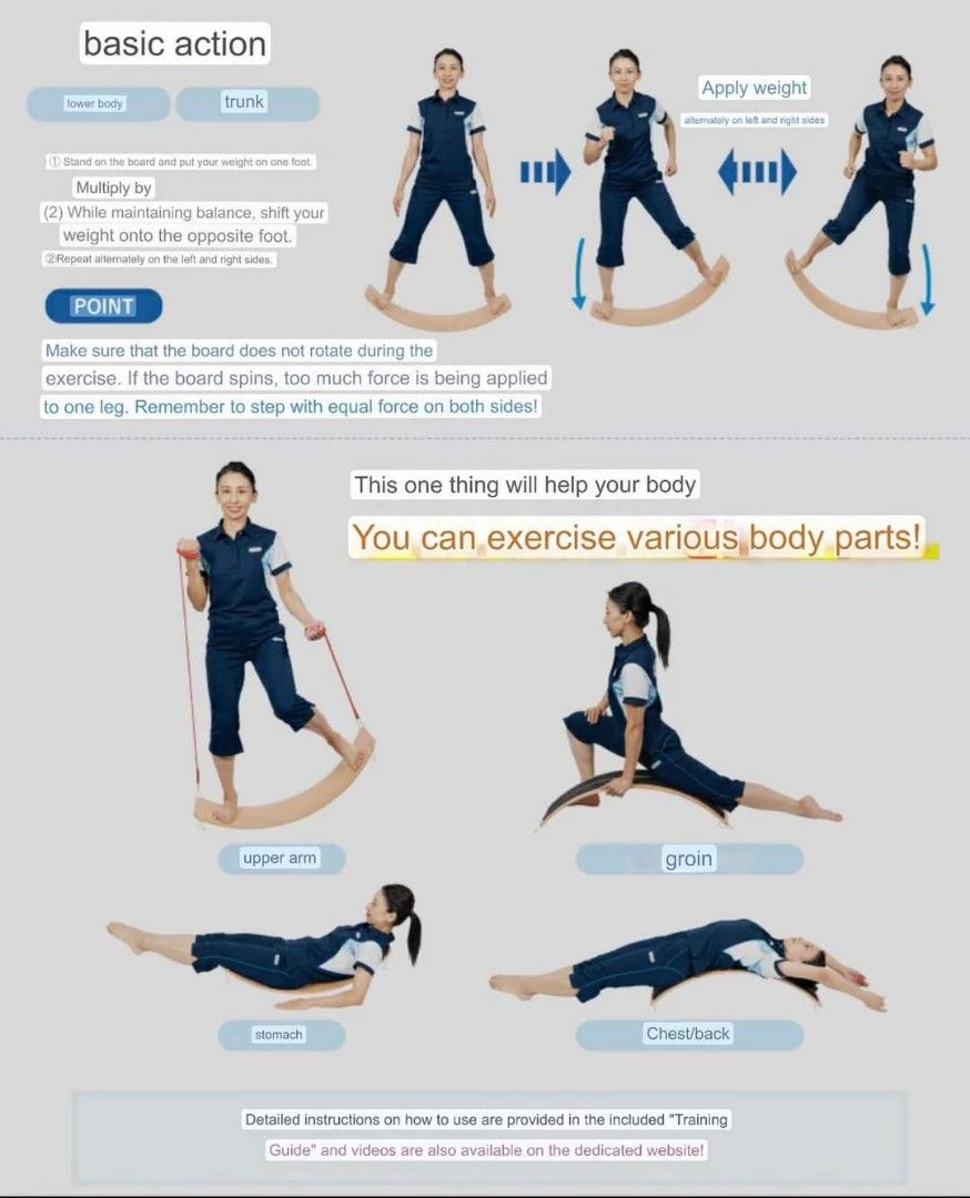 Fitness Core Board, Sports Equipment, Exercise & Fitness, Toning ...