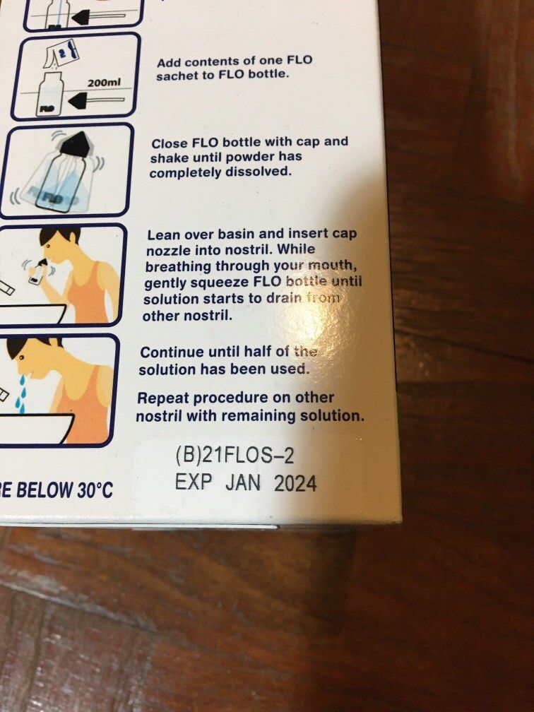 FLO Sinus Care - bottle and sachets, Health & Nutrition, Medical ...