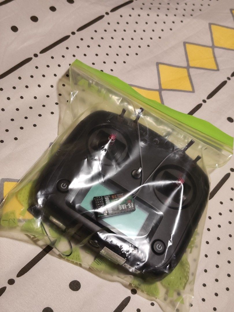 FS-i6S Transmitter Controller + FS-iA6 Receiver + Binding key, Hobbies ...