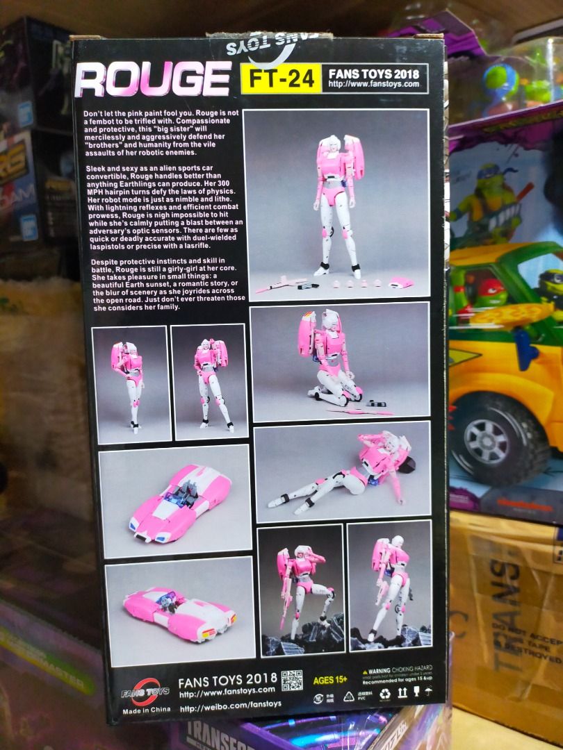 FT-24 ROUGE (3P TRANSFORMERS ARCEE), Hobbies & Toys, Toys & Games on ...