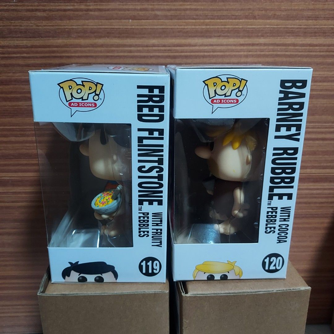 Funko Fred Flintstones & Barney Rubble, Hobbies & Toys, Toys & Games on ...
