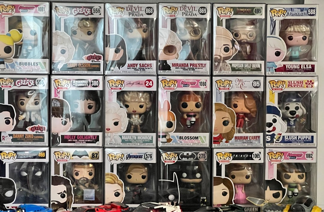 Funko pops 36 Pcs with Boss Protector, Hobbies & Toys, Toys & Games on ...