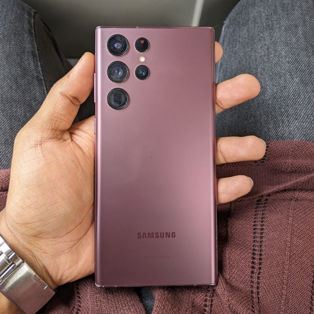 Galaxy S22 Ultra 5g Burgundy 256gb Mobile Phones And Gadgets Mobile