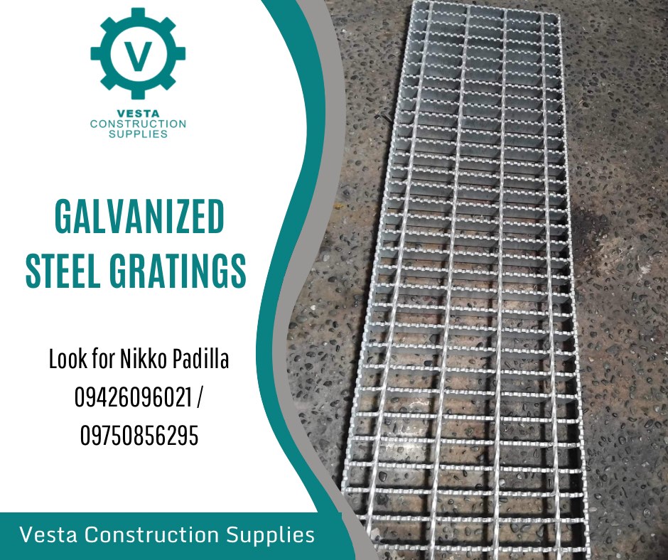 Galvanized Steel Gratings, Commercial & Industrial, Construction ...