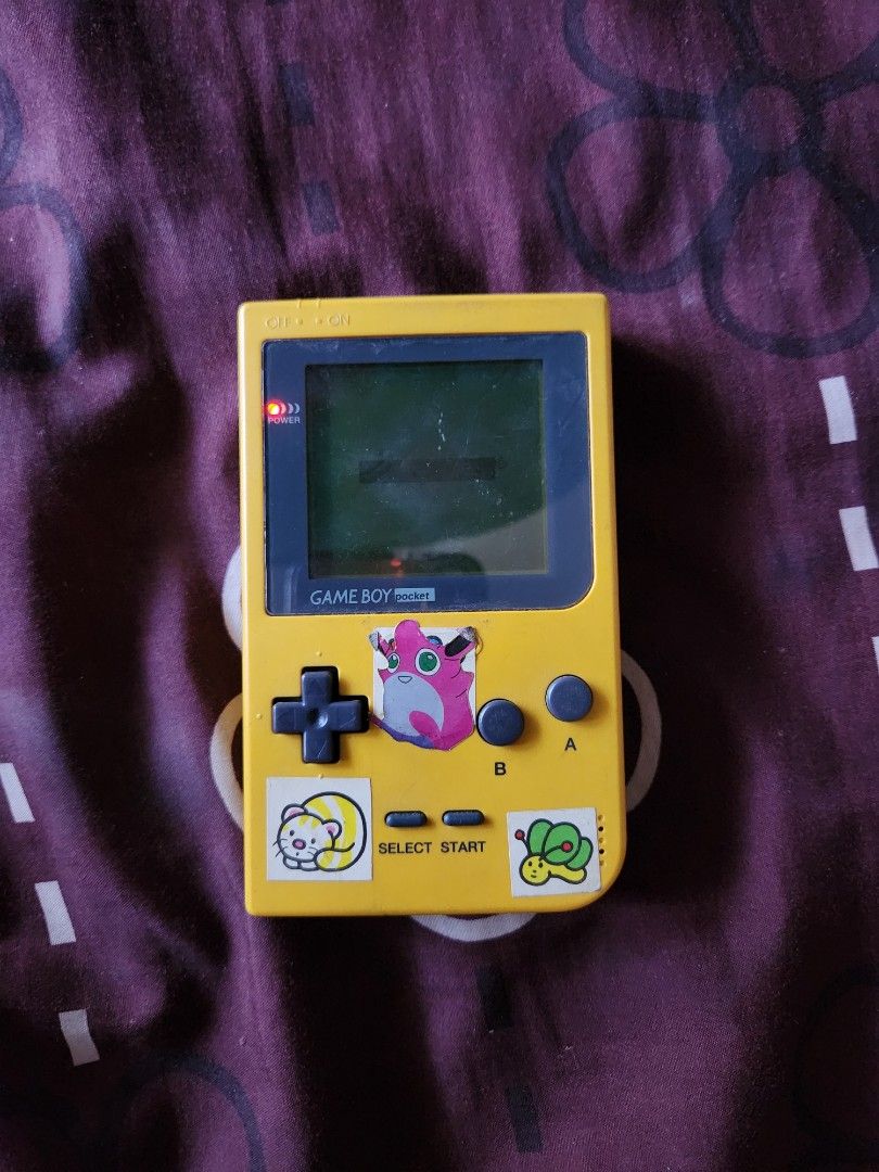 Gameboy Pocket MGB - 001 : Yellow (Non Color), Video Gaming, Video Game ...