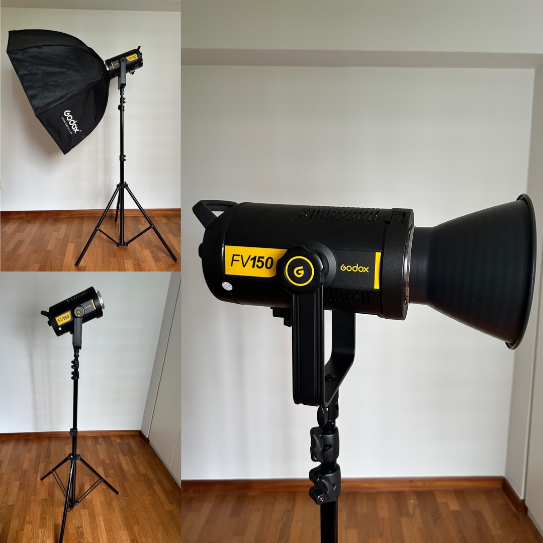 GODOX FV150 + GODOX 300F Light Stand / GODOX SB-GUE95 SOFTBOX HONEYCOMB ...