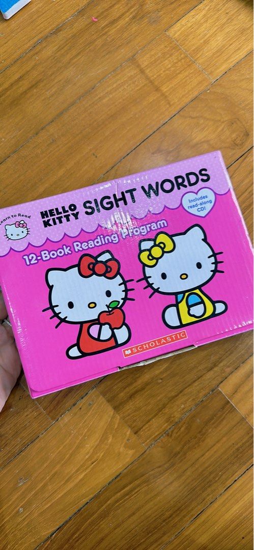 HELLO KITTY SIGHT PHONICS WORDS 10 book box set, Hobbies & Toys, Books ...