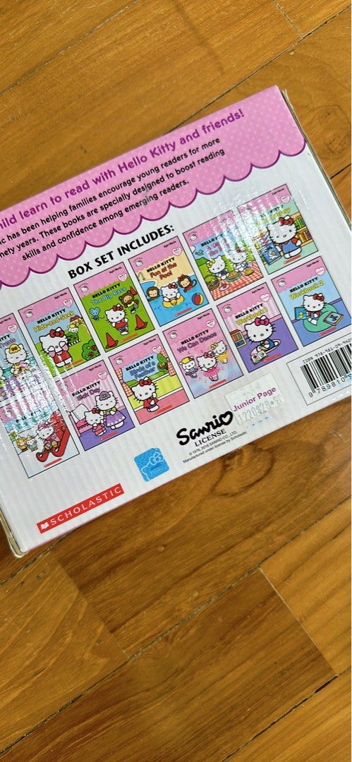 HELLO KITTY SIGHT PHONICS WORDS 10 book box set, Hobbies & Toys, Books ...