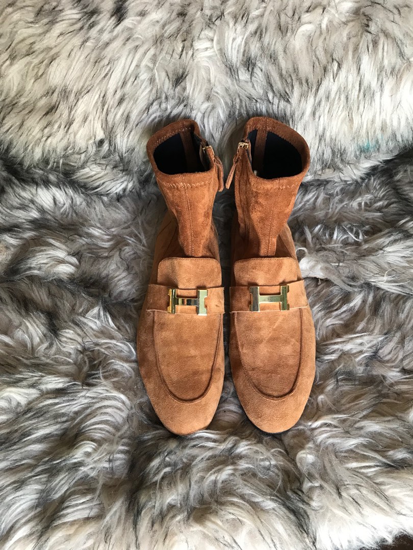 Hermes ankle boots, Luxury, Sneakers & Footwear on Carousell